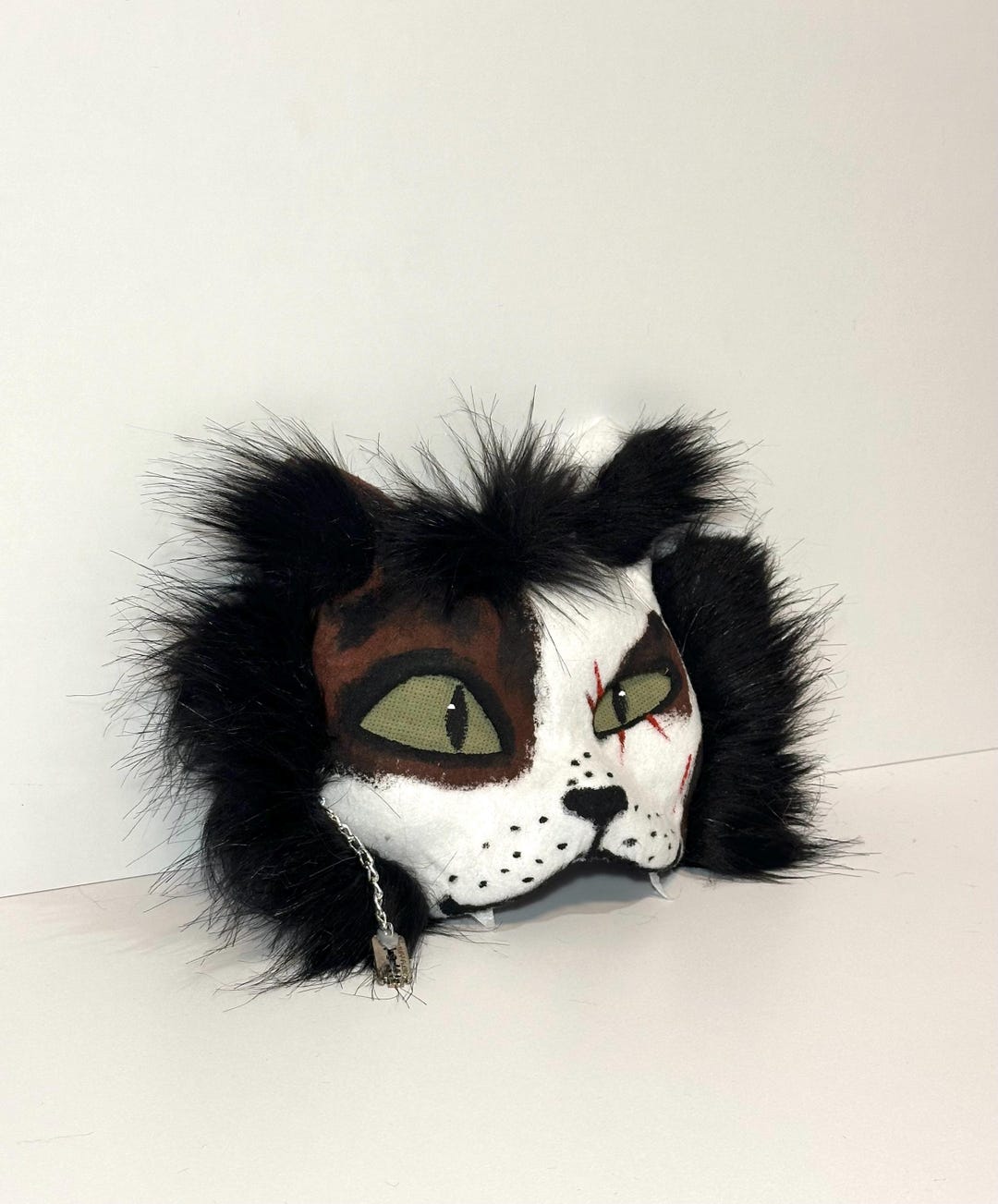 Therian Cat Mask for Fursuit | Handmade Warrior Cat Masquerade Gear ...
