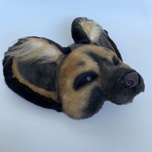 African Wild Dog Mask | Handmade Realistic Animal Cosplay | Hyena ...