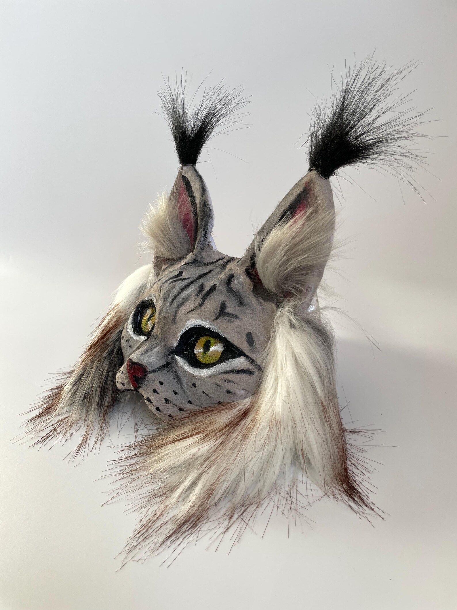 Lynx Theriotype Mask | Handmade Cosplay Mask | Therian Lynx Mask | Faux ...