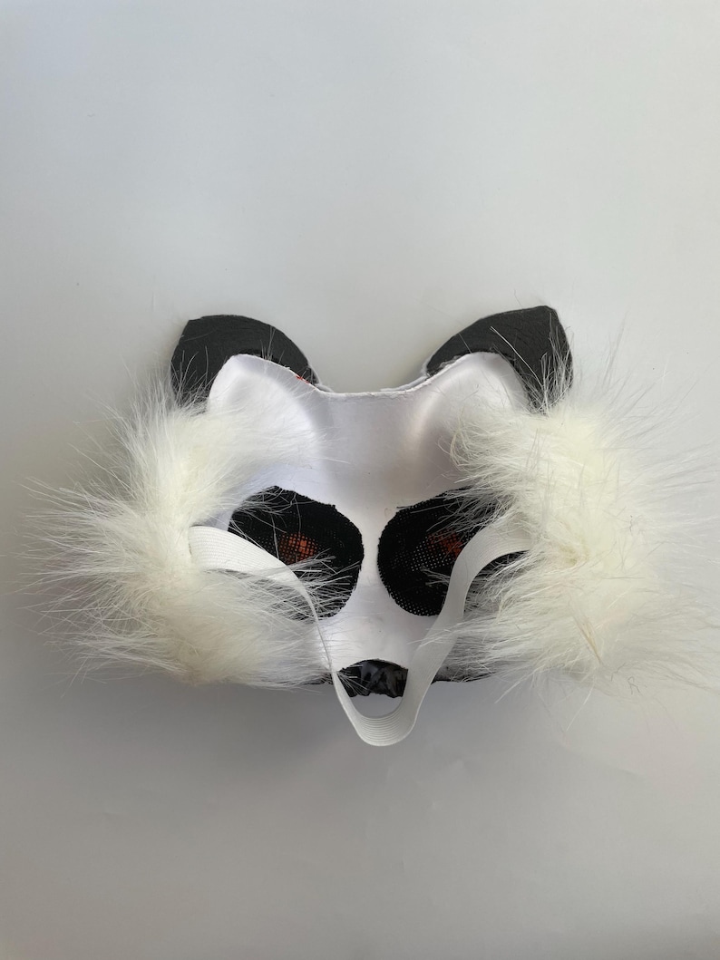 Rare Arctic Fox Mask | Realistic Therian Mask | Animal Cosplay | White ...