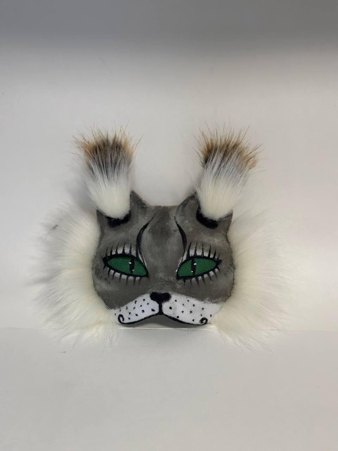Maine Coon Cat Mask | Handmade Masquerade Cat Costume Mask | Therian ...
