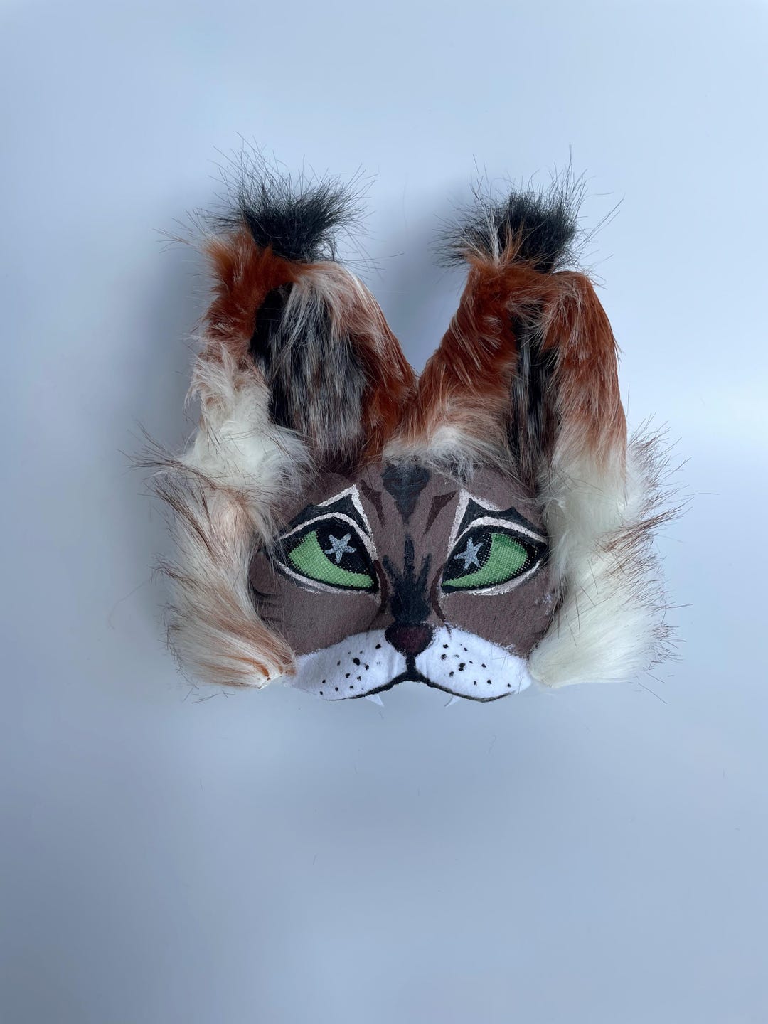 Therian Kitty Mask | Fluffy Cat Mask | Therian Gear | Teen Quadrobics ...