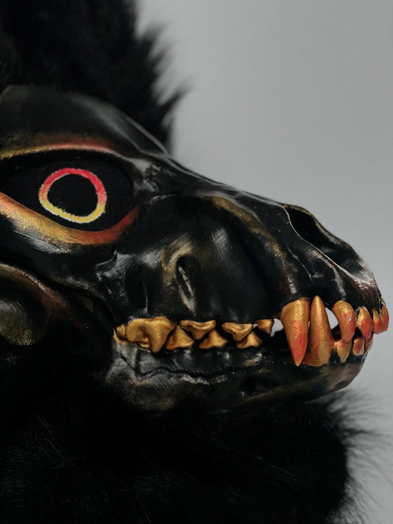 Scary Skull Wolf Fursuit | Realistic Wolf Mask | Furry Fans Cosplay ...
