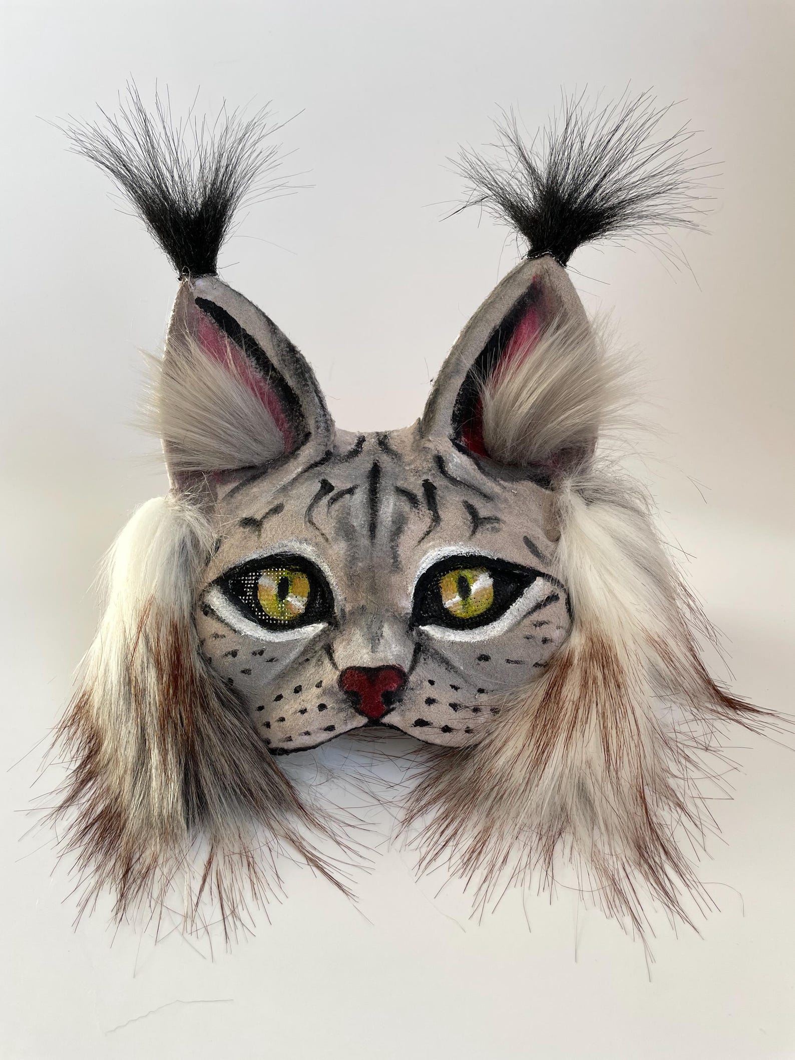 Lynx Theriotype Mask | Handmade Cosplay Mask | Therian Lynx Mask | Faux ...