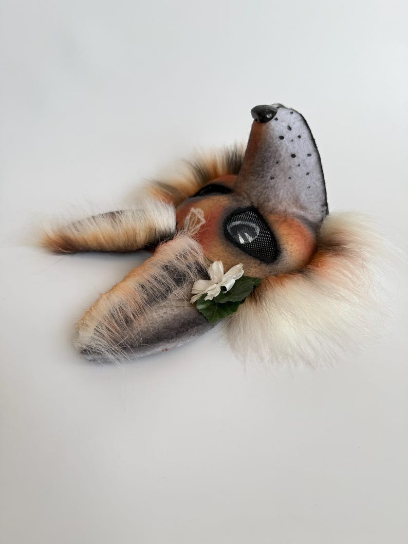 Realistic Fox Therian Mask and Tail Set | Handmade High-quality ...
