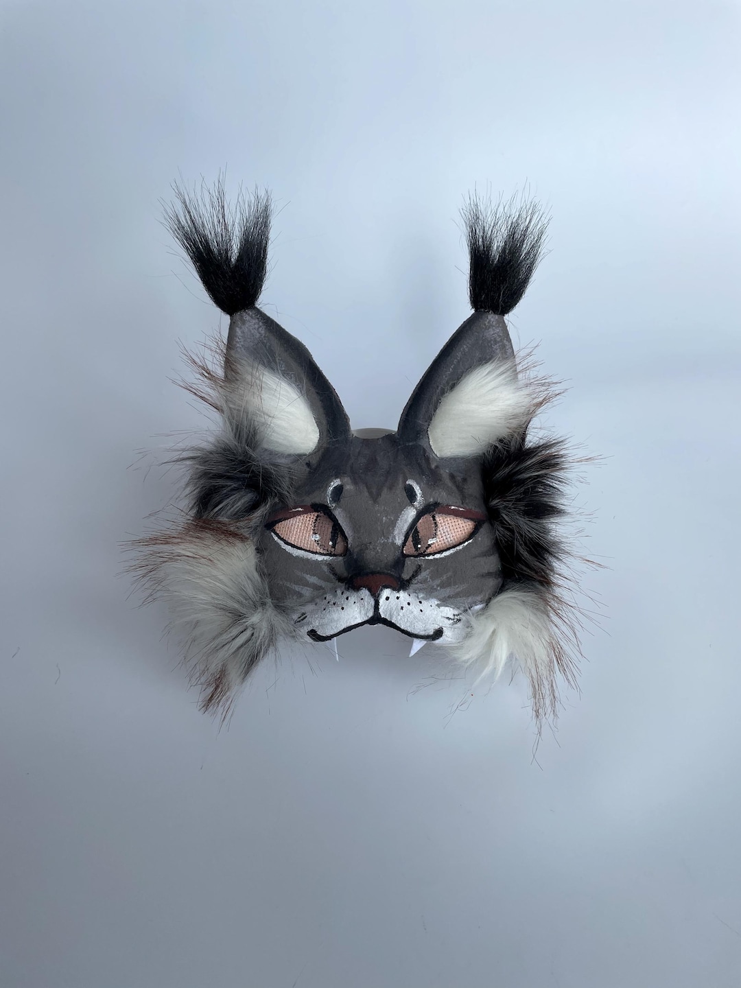 Therian Mask for Quad Runners | Handmade Therian Gray Mask | High ...