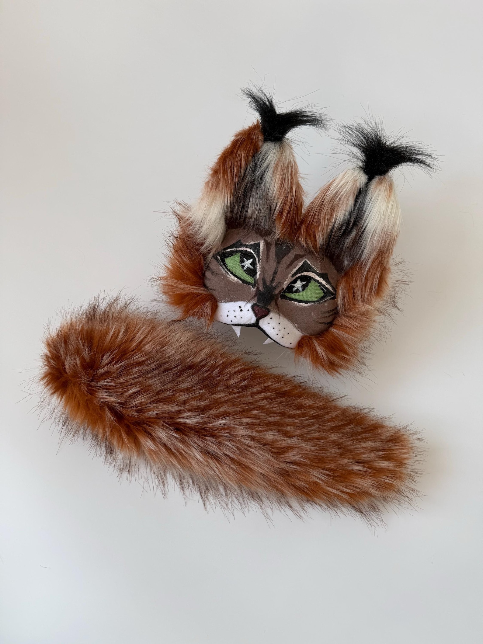 Therian Kitty Mask | Fluffy Cat Mask | Therian Gear | Teen Quadrobics ...