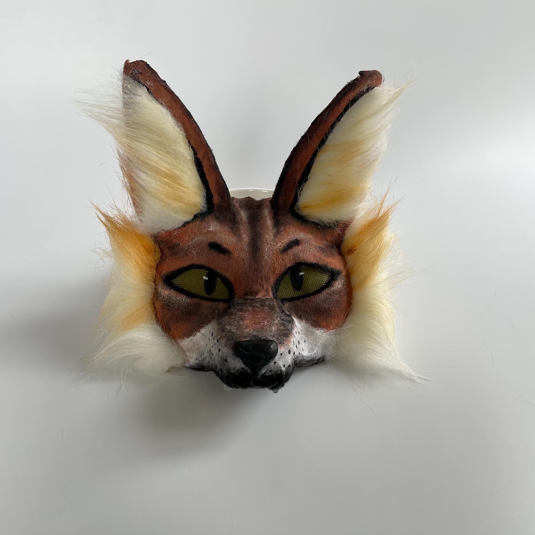 Quadrobics Therian Fox Mask | Realistic Fox Mask | Handmade Mask for ...