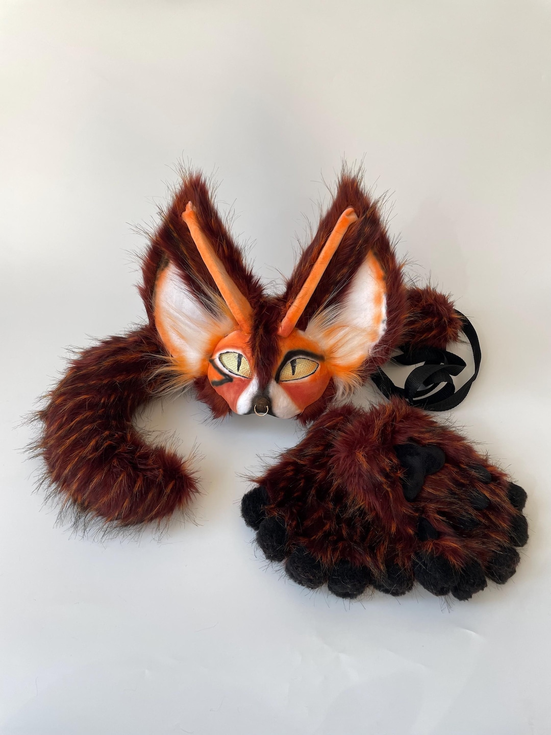 Premium Therian Cat Set | Soft Fluffy Mask | Rare Therian Gear | Animal ...