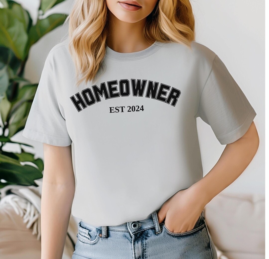 Personalized Homeowner T-shirt, Custom Housewarming Gift, Realtor ...