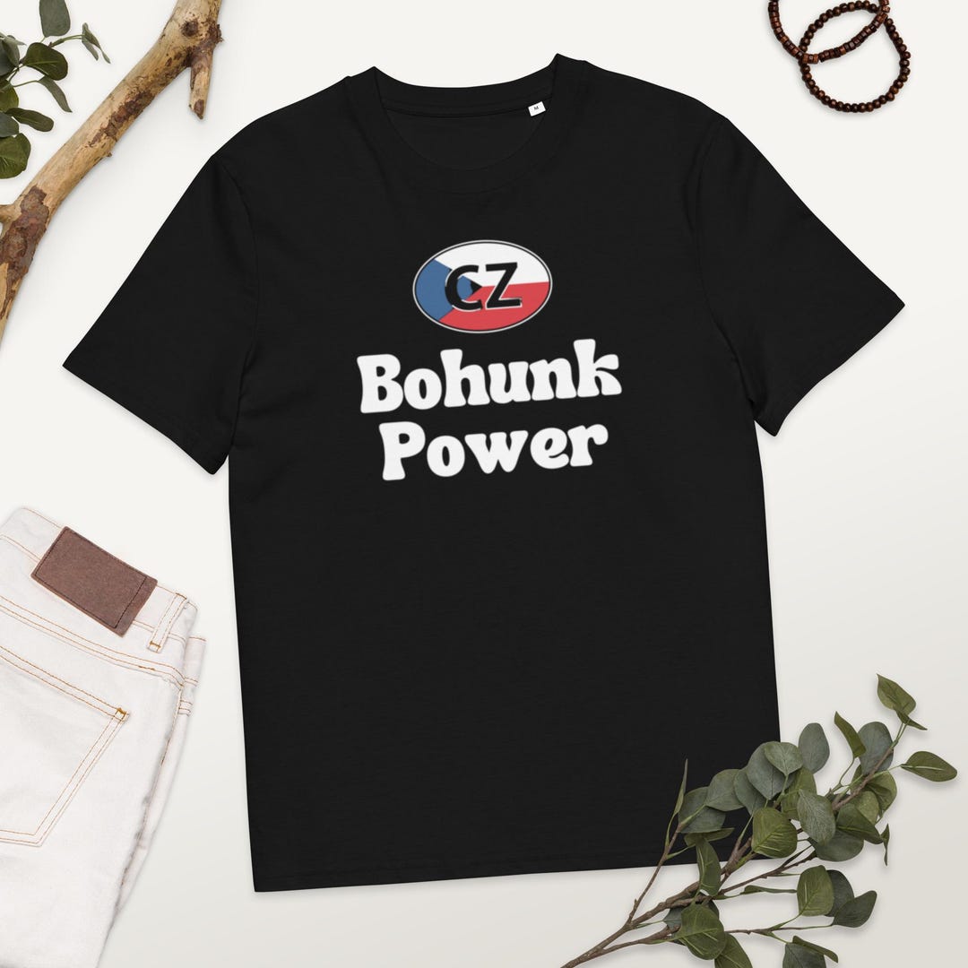 Czech Bohunk Power Organic Cotton T-shirt, Bohunk Power Tshirt ...