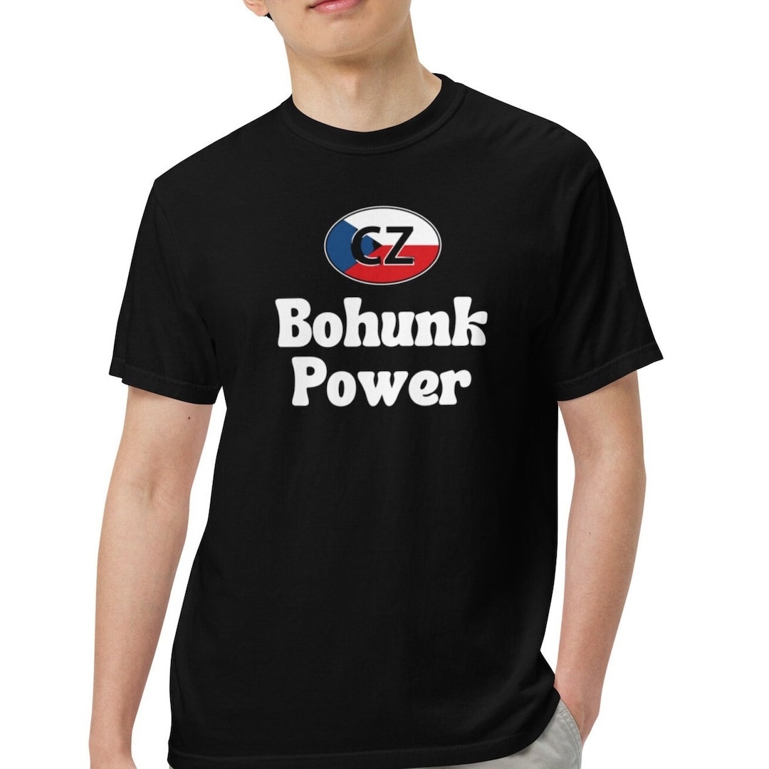 Czech Bohunk T-shirt Bohunk Power Tshirt Czechoslavakia Tee Bohemian ...