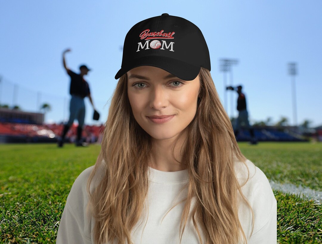 Embroidered Baseball Mom Cap: Game Day Hat - Etsy