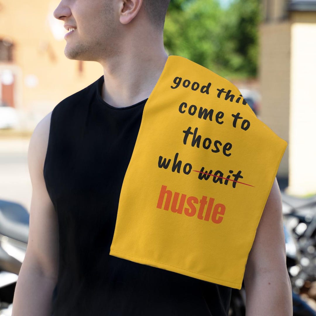 Motivational Quotes Rally Towel, Inspirational Workout Gym Hand Towel ...