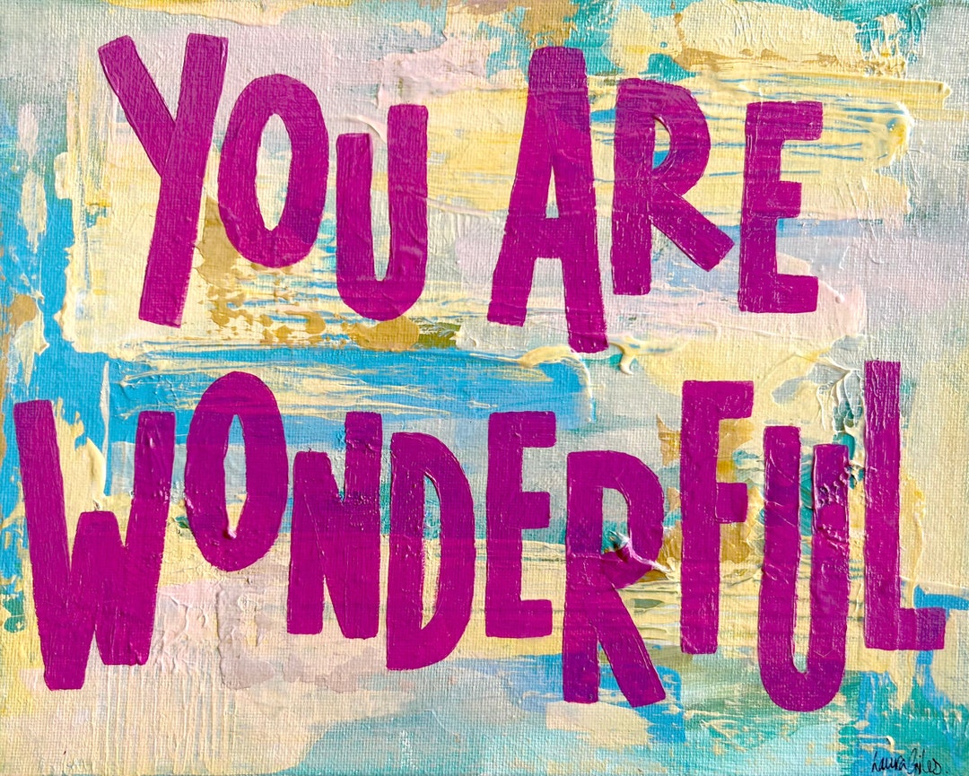 Original Acrylic Canvas Panel Painting by Laura Giles. affirmations ...