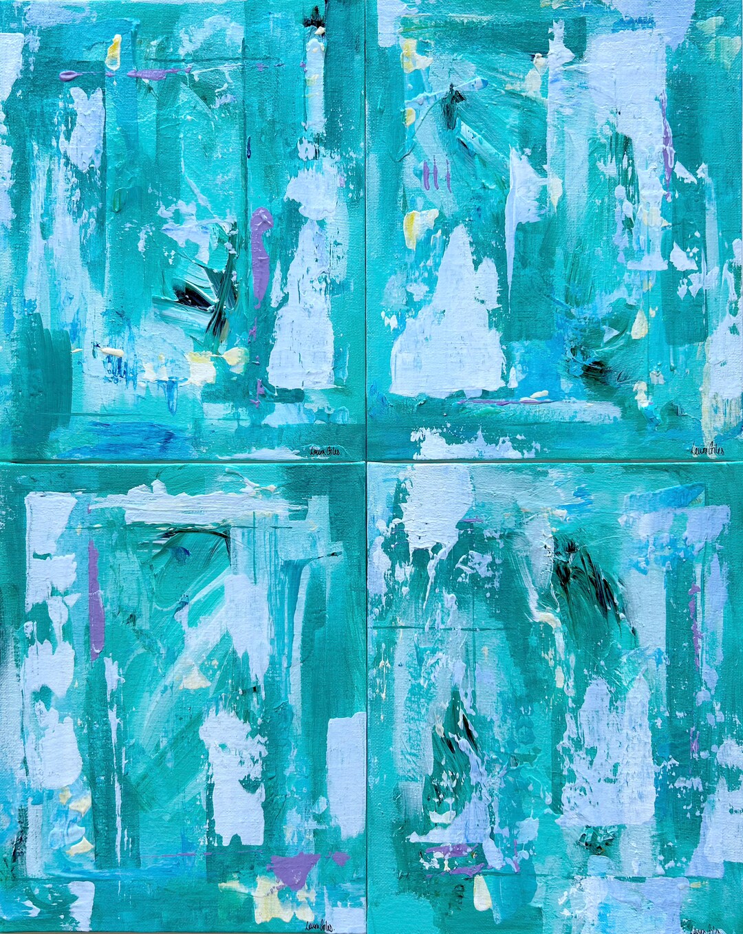 Original Acrylic Canvas Panel Paintings by Laura Giles. “in Reverie ...