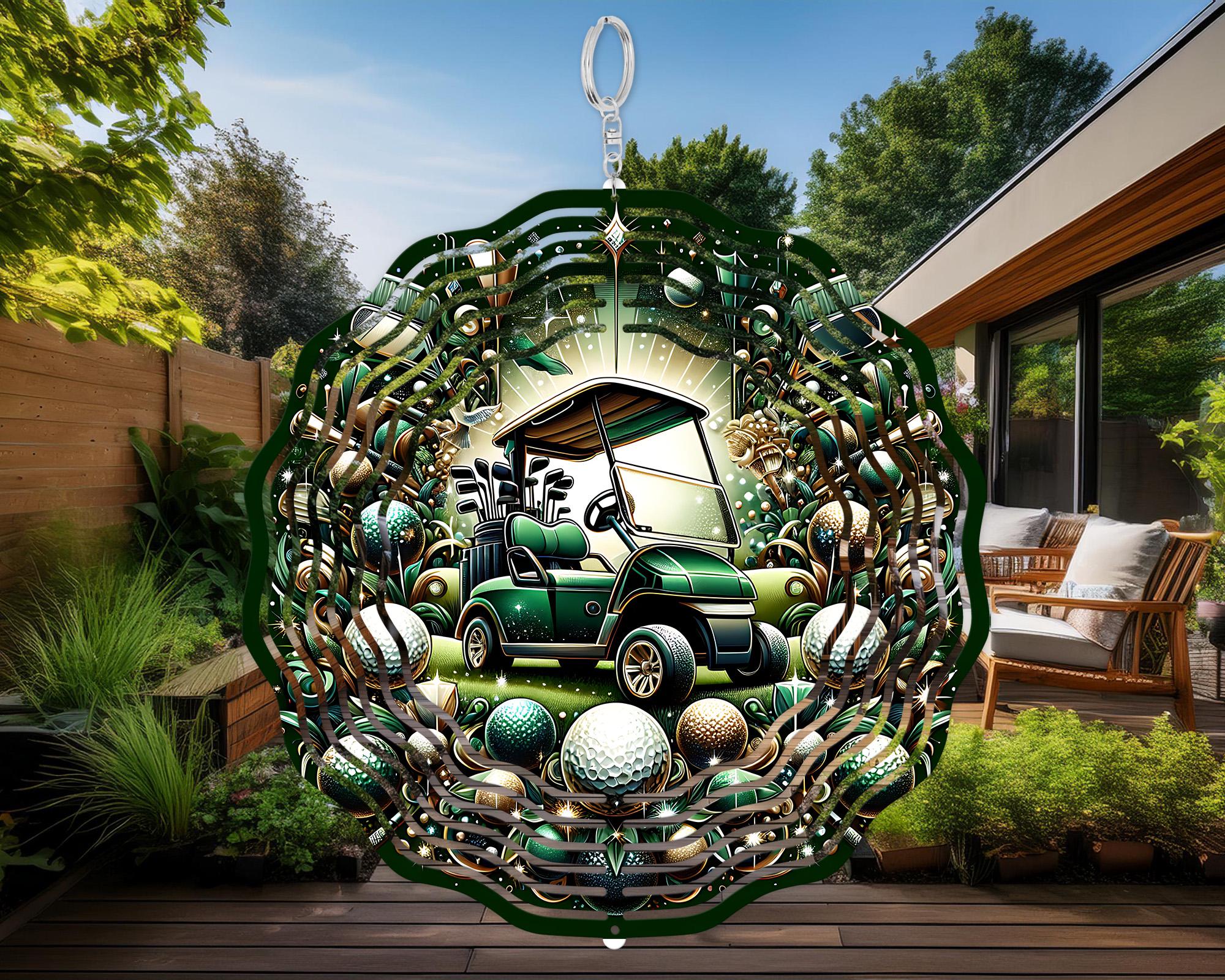 Golf Cart Wind Spinner, Sublimation Wind Spinner, Golf Wind Spinner ...