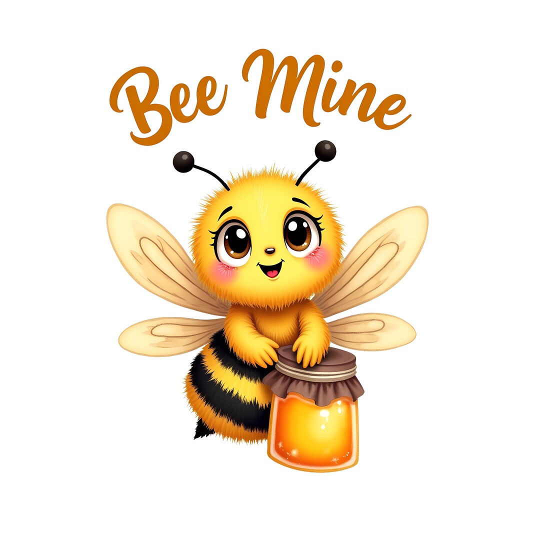 Valentines PNG, Bee Mine Png, Valentines Clipart, Tshirt Design - Etsy