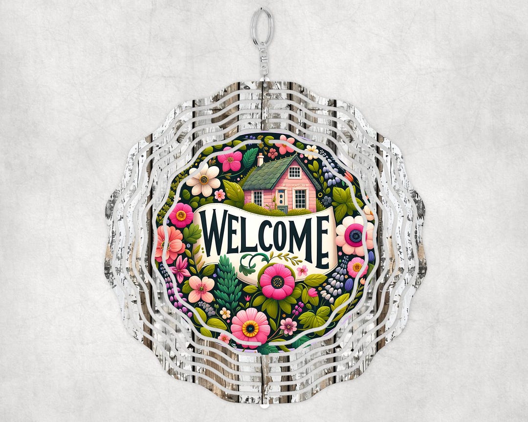 Welcome Wind Spinner Png, Welcome Garden Wind Spinner Download, Outdoor ...