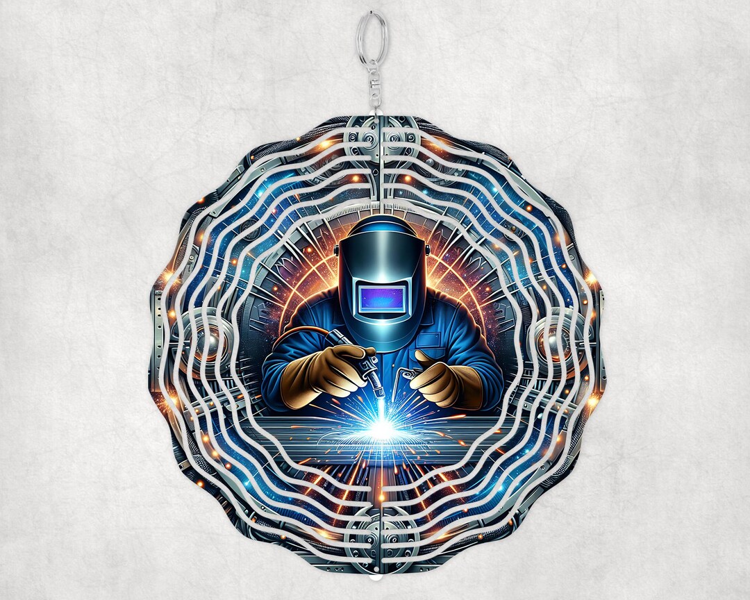 Welder Wind Spinner Design, Welding Sublimation Wind Spinner, Garden ...