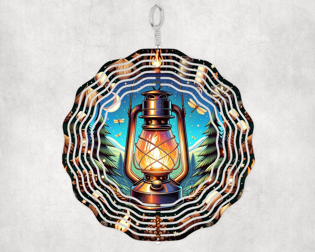 Camping Wind Spinner, Sublimation Wind Spinner, Outdoor Wind Spinner ...
