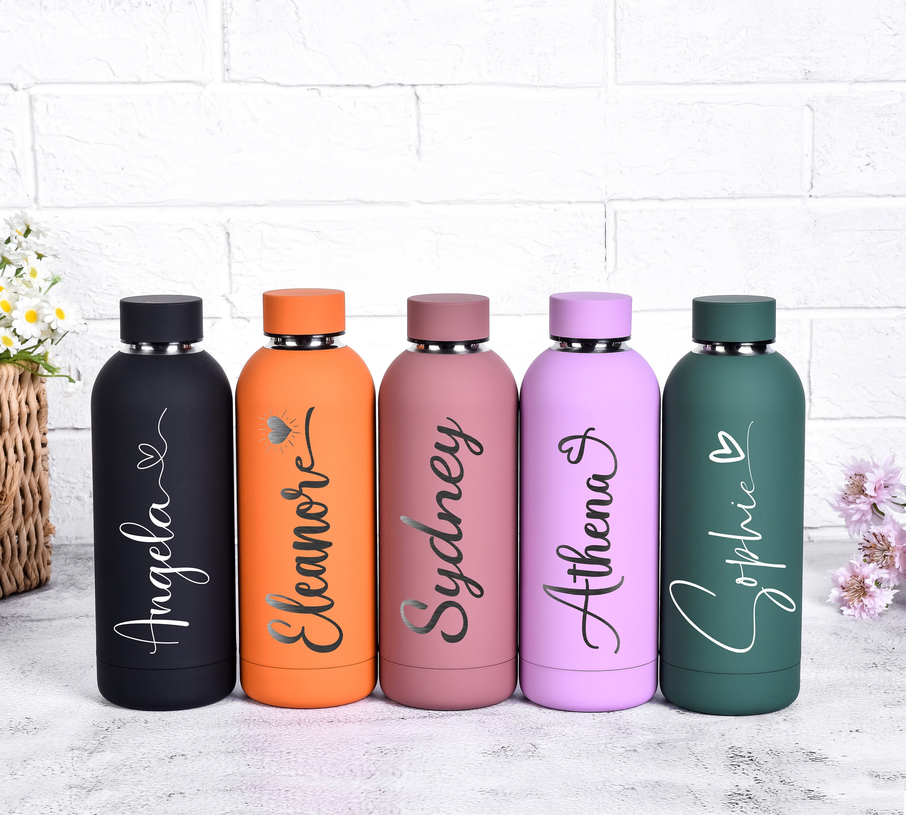 Engraved Bottle, Water Bottle, Custom Bottle, Wedding Tumbler ...