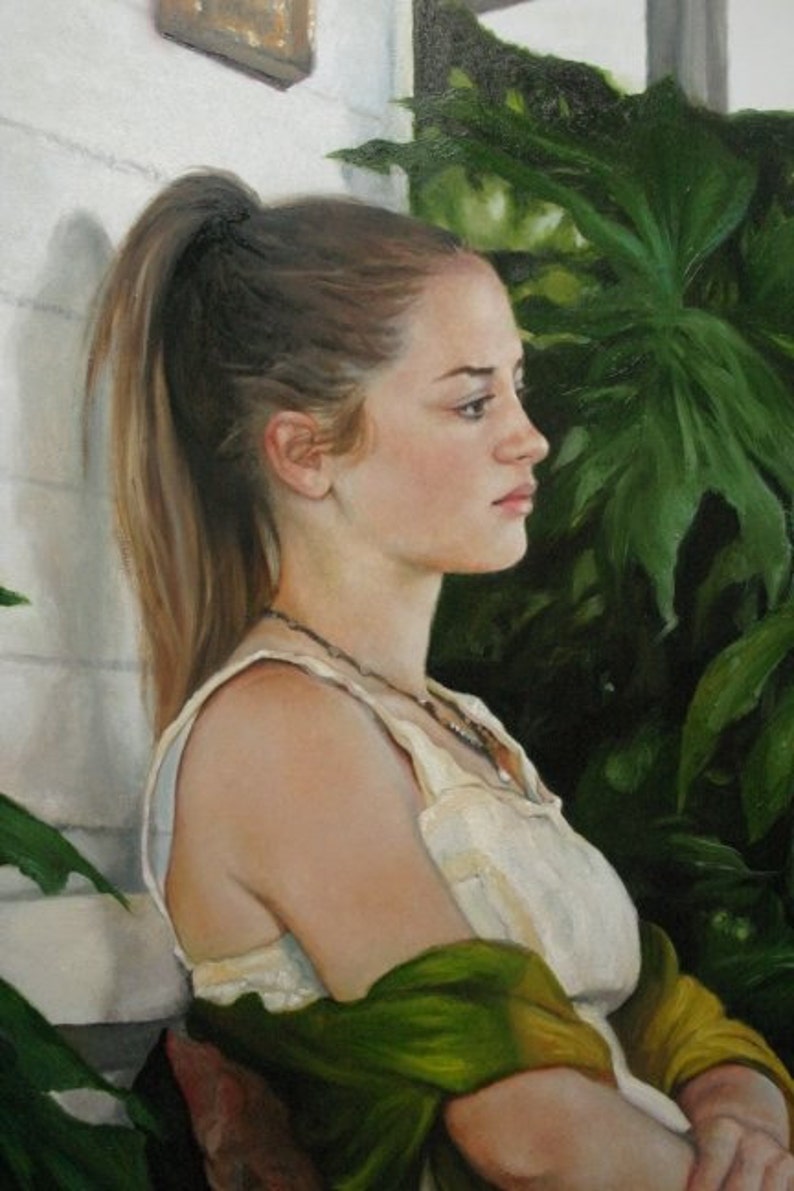 16x24 Print of Oil Painting Narrative Figurative Portrait Female 'girl ...