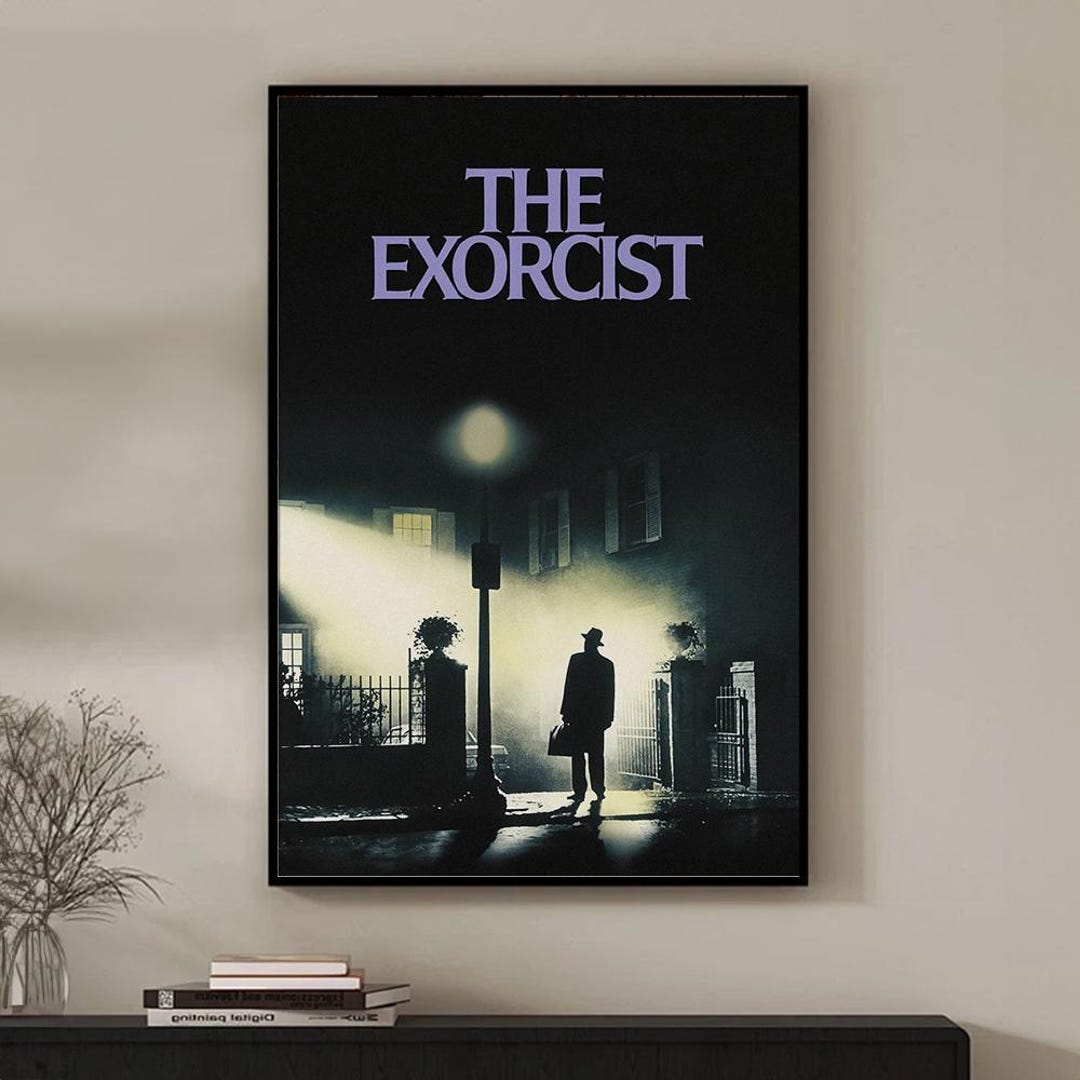 The Exorcist Movie Poster, Retro Home Decor, Wall Art, Vintage Living ...