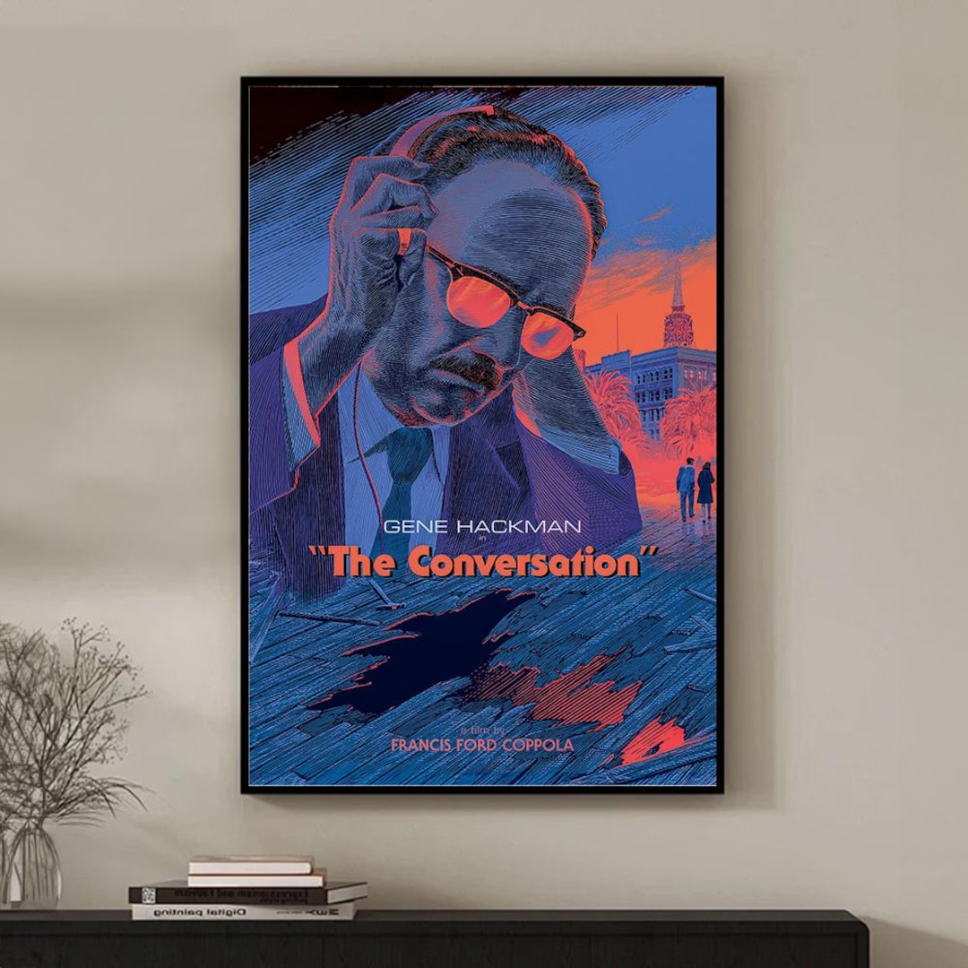 The Conversation Movie Poster, Retro Home Decor, Wall Art, Vintage ...