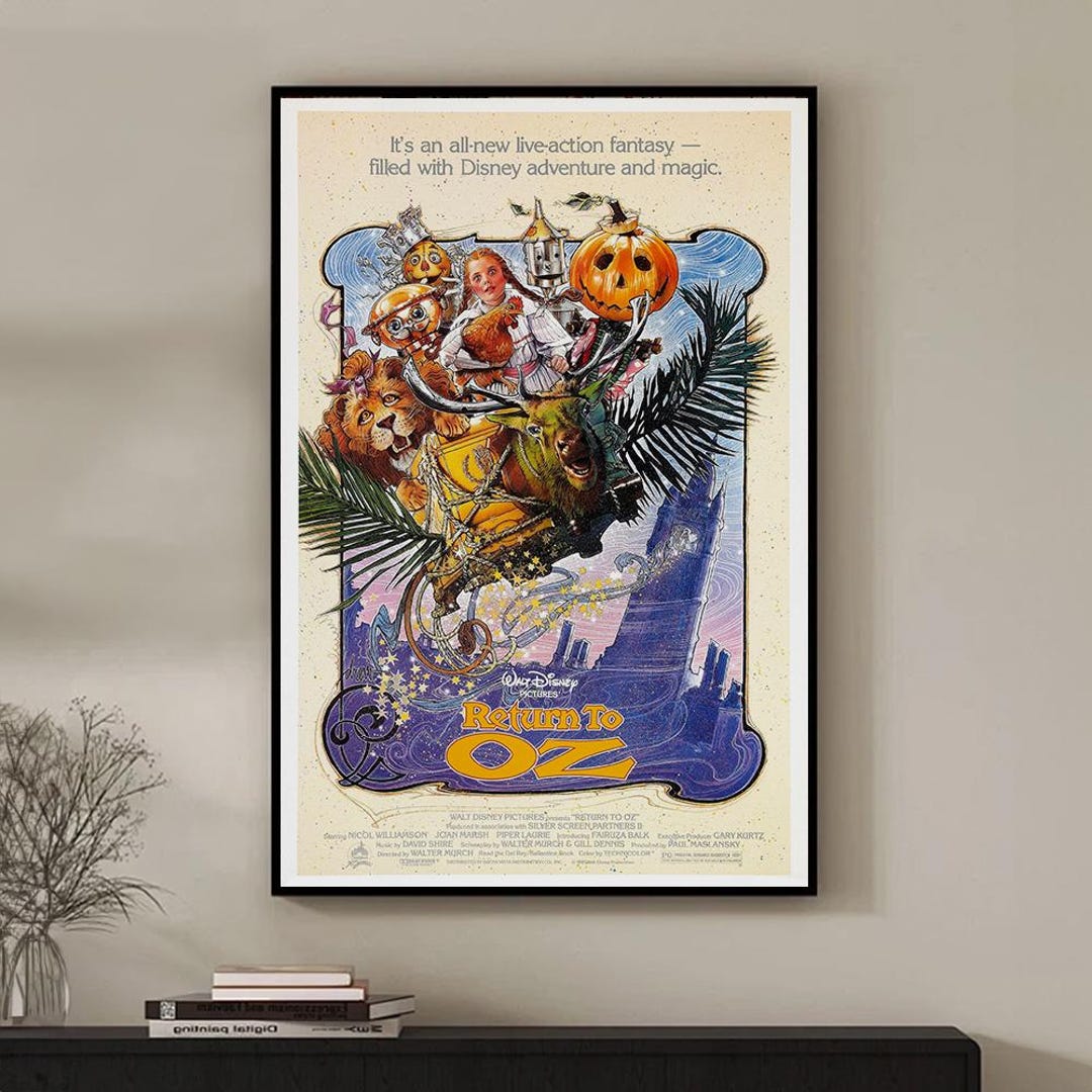 Return to Oz Movie Poster, Retro Home Decor, Wall Art, Vintage Living ...