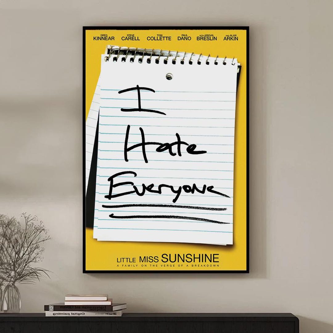 Little Miss Sunshine Movie Poster, Retro Home Decor, Wall Art, Vintage ...