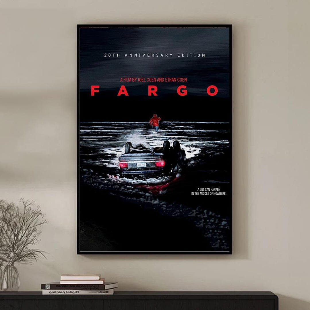 Fargo Movie Poster, Retro Home Decor, Wall Art, Vintage Living Room ...