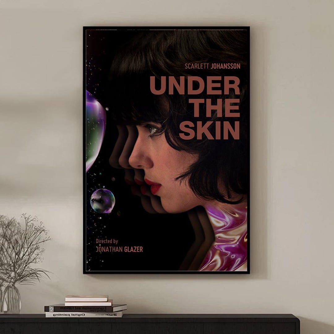 Under the Skin Movie Poster, Retro Home Decor, Wall Art, Vintage Living ...