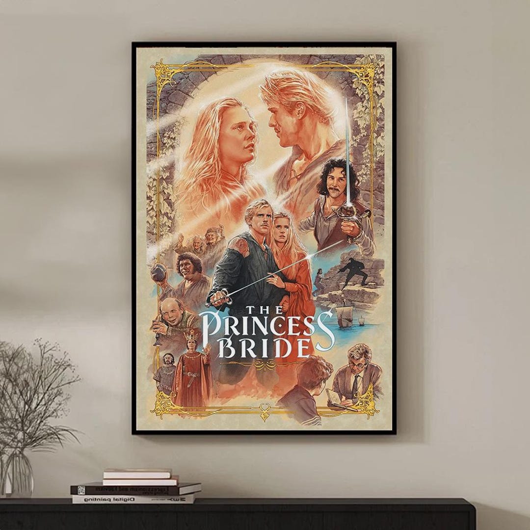 The Princess Bride Movie Poster, Retro Home Decor, Wall Art, Vintage ...