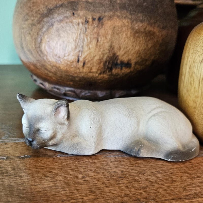 Siamese Cat Statue - Etsy