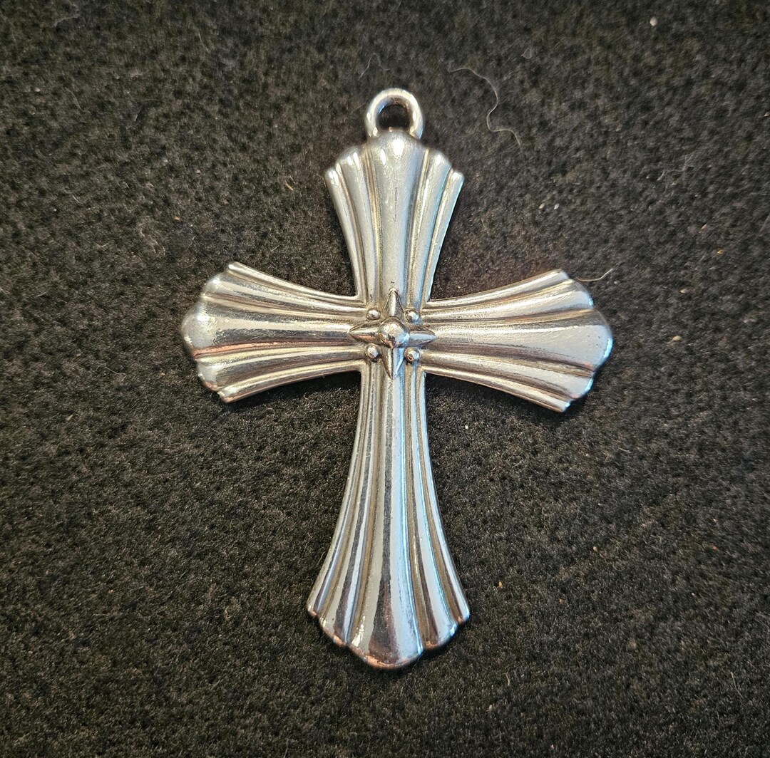 Reed and Barton Silver Plate Cross 18th Century Pattern Christmas ...