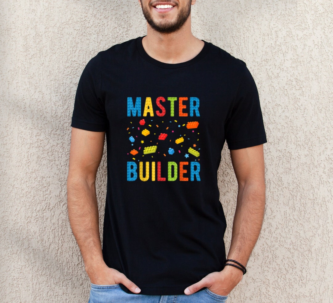 Master Builder Shirt, Building Blocks Shirt, Brick Builder Shirt ...