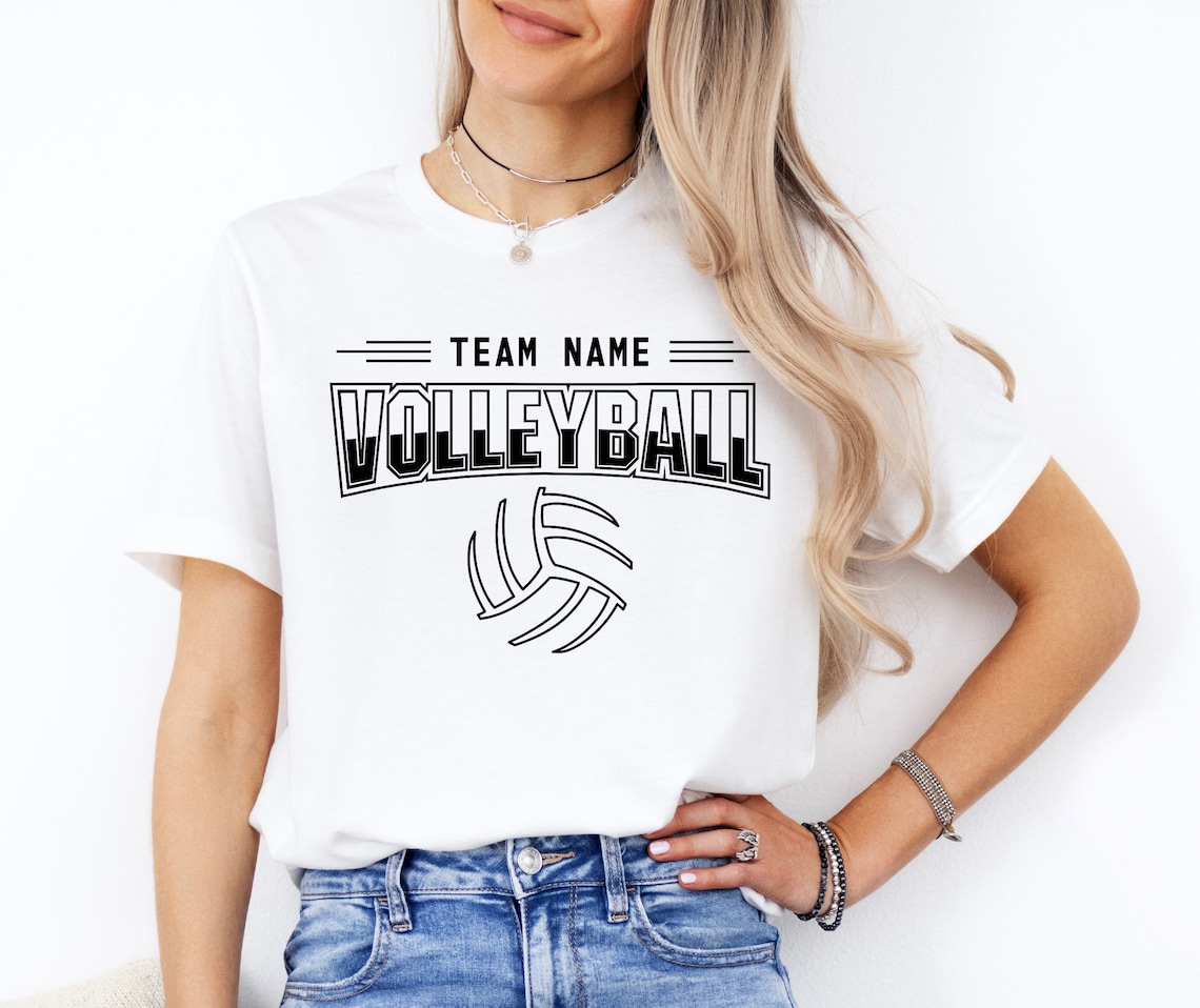 Custom Volleyball Shirt With Team Name, Personalized Volleyball Team ...
