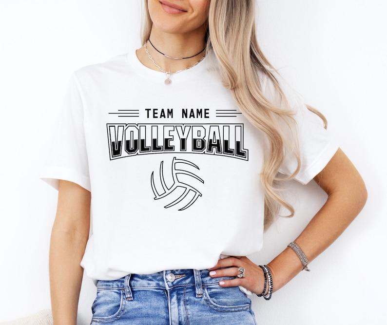 Custom Volleyball Shirt With Team Name, Personalized Volleyball Team ...