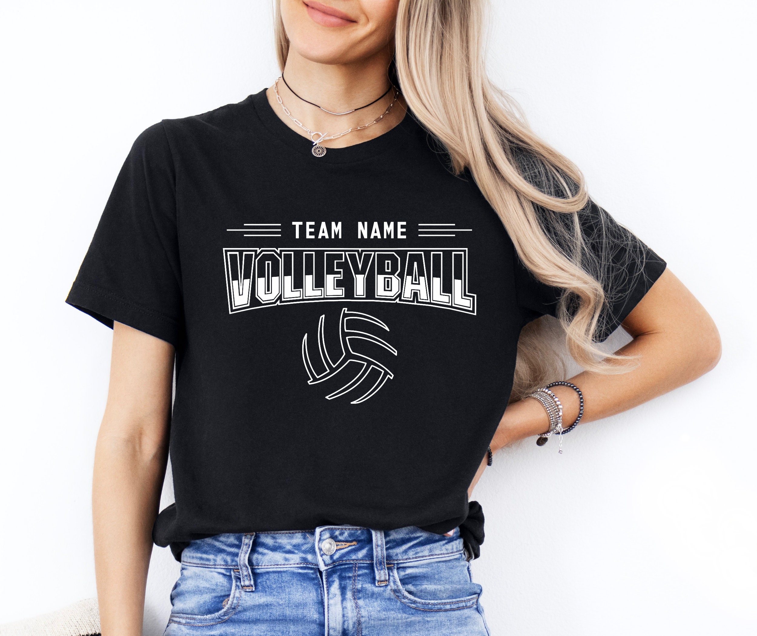 Custom Volleyball Shirt With Team Name, Personalized Volleyball Team ...