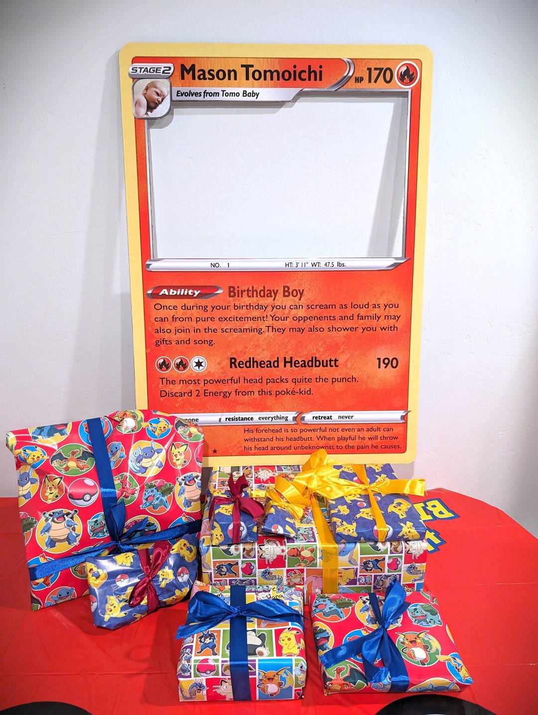 Realistic Pokemon Card Photo Frame, Pokemon Card Custom, Pokemon ...
