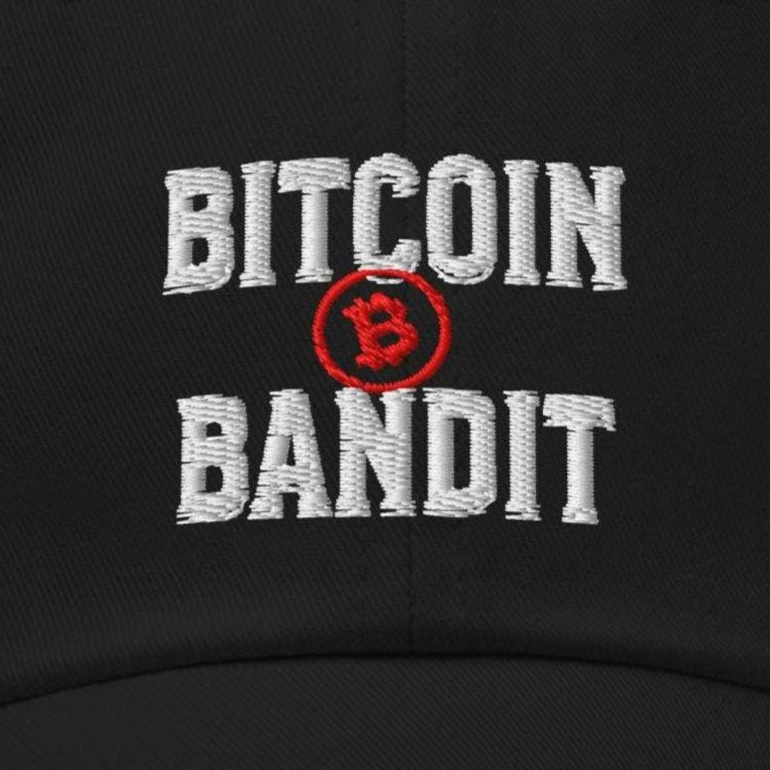 Bitcoin Bandit Dad Hat: Crypto Investor Gift - Etsy