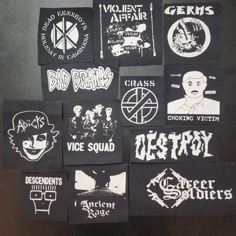 Punk Patches - Etsy