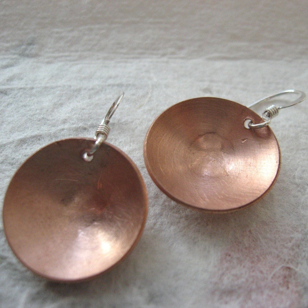 BOWL Domed Copper Discs - Etsy