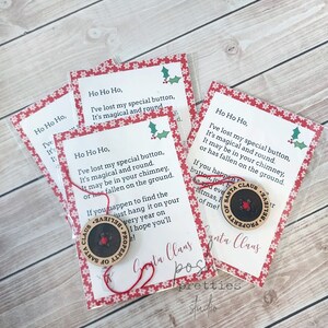 Santa's Lost Button, Santa Trinket, Magic of Christmas, Trinket From ...