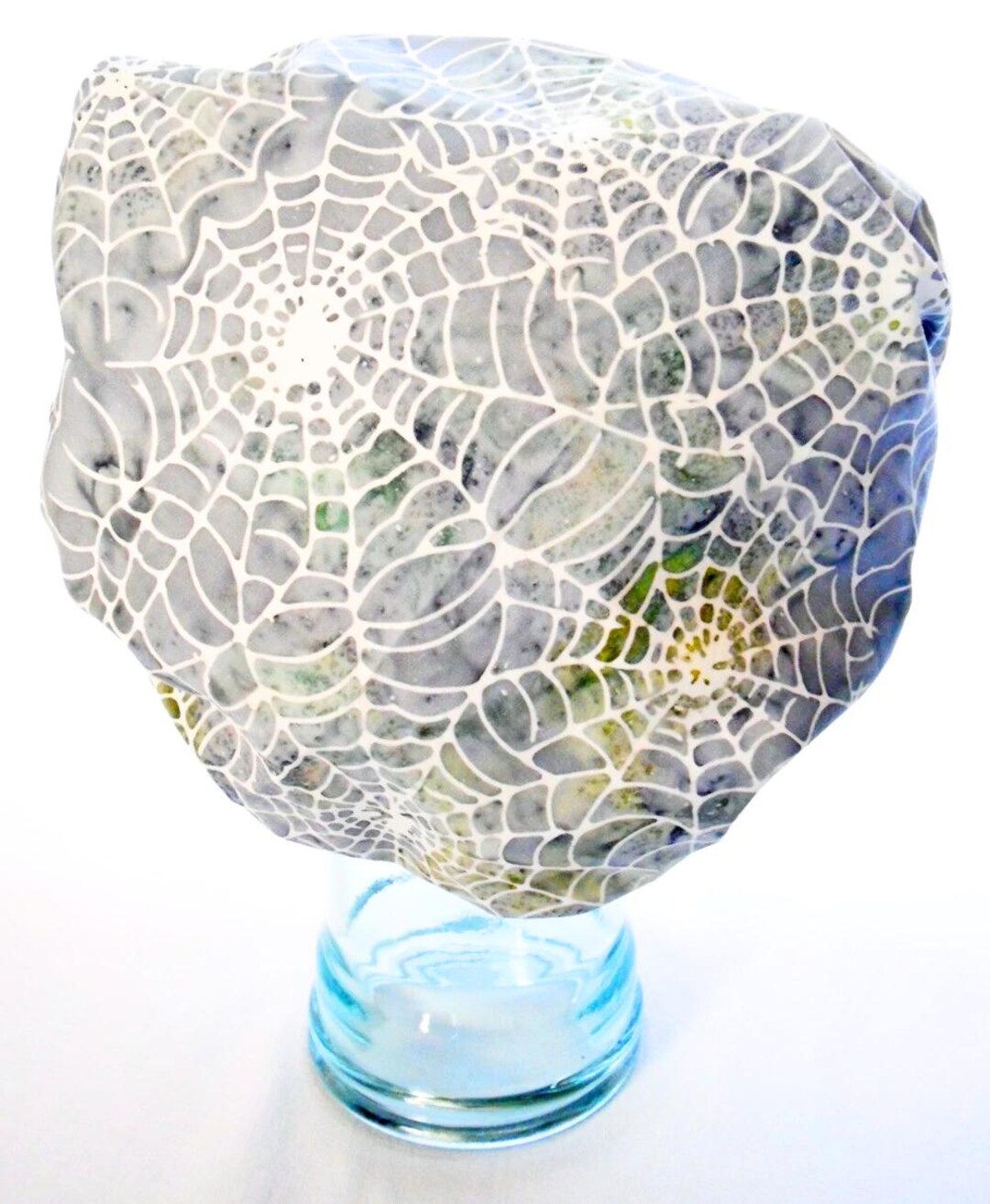Retro Spider Web Shower Cap – Goth Batik Bath Hat - Etsy