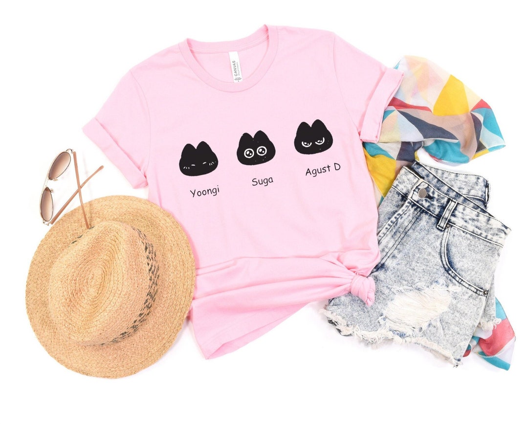 BTS Yoongi Cat Tshirt, Yoongi Suga Agustd Cat Tshirt, Gift for ARMY ...