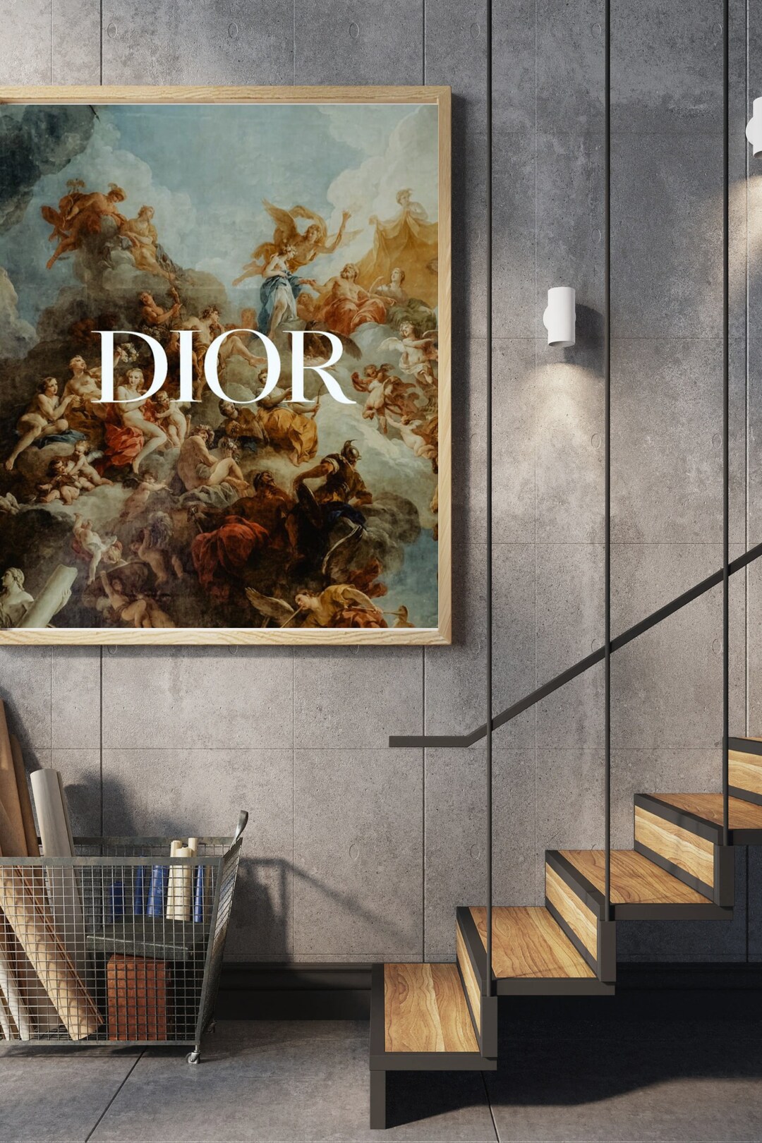 Dior Poster Print Luxury Effect Poster Stylish Home Wall Decor Hotel ...