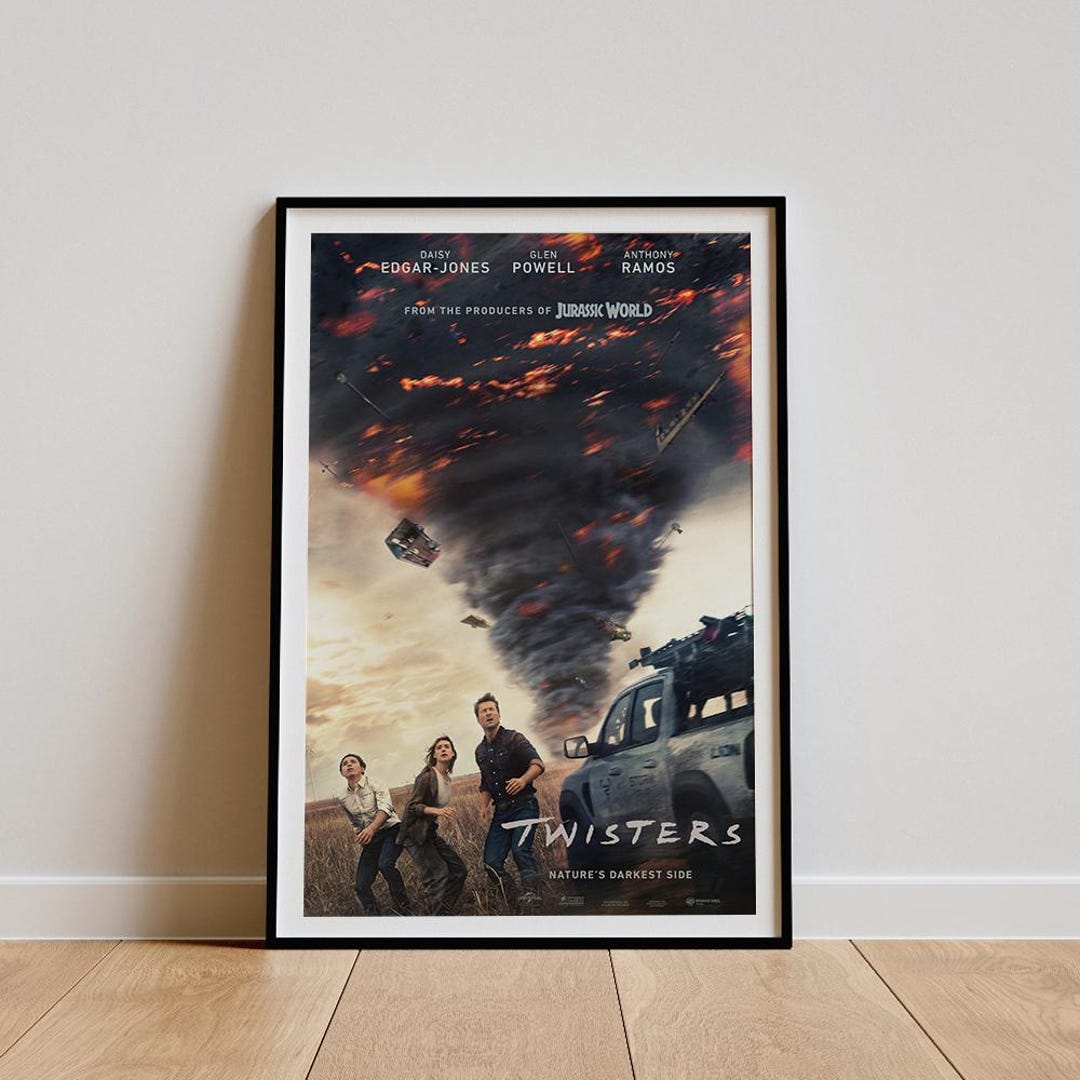 Twisters Movie Poster, Classic Movie Wall Art, Vintage Art Print, Home ...