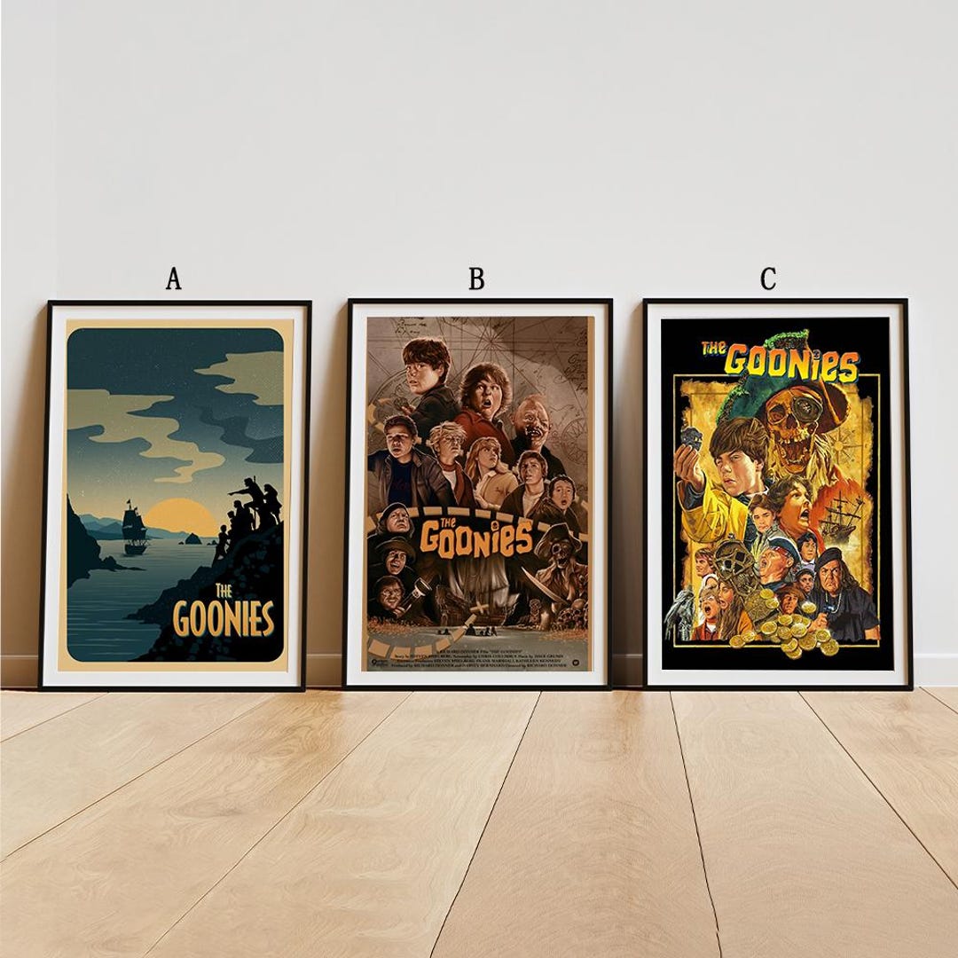 The Goonies Movie Poster, Classic Movie Wall Art, Vintage Art Print ...